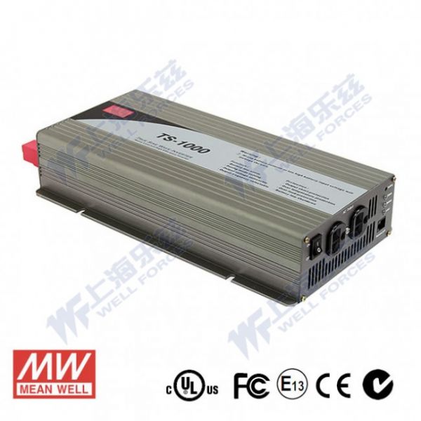 TS-1000-224B 1000W 24VDC-230VAC 纯正弦波输出明纬车载逆变电源_明纬